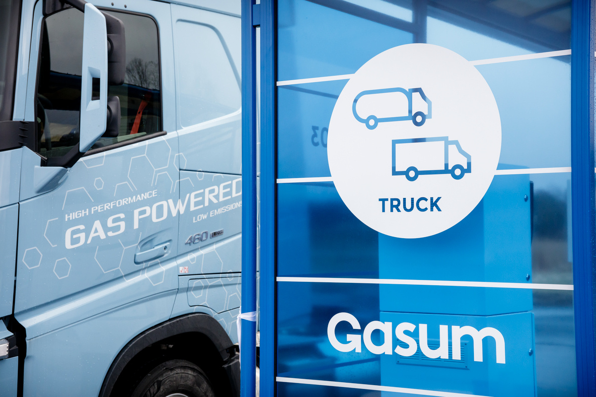 Gasum har åpnet fyllestasjon for biogass i Oslo Havn | Gasum